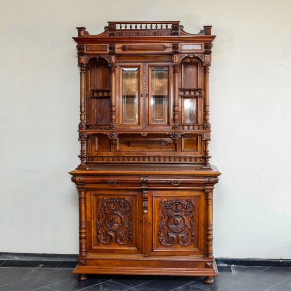 Antique Sideboard Cabinet, Reinassance Style, 1900s, Oak Wood. – Milele ...