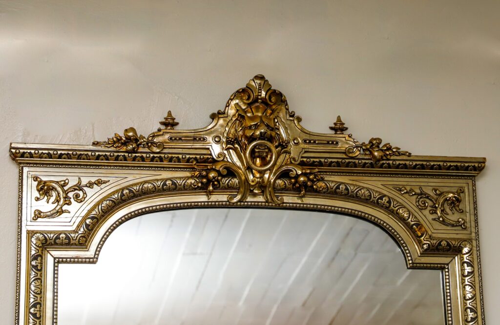 Mirror, French, Renaissance style, Antique – Milele Antiques