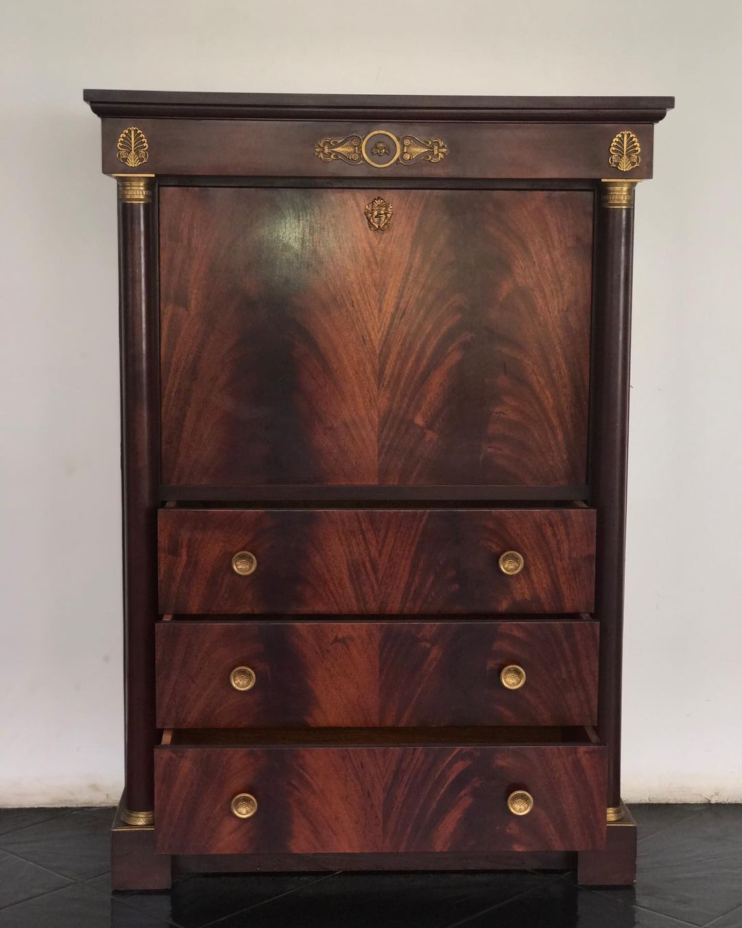 Antique Empire French Secretaire 1820’s Desk – Milele Antiques